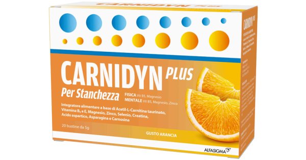 CARNIDYN PLUS 20 BUSTINE DA 5 G GUSTO ARANCIA