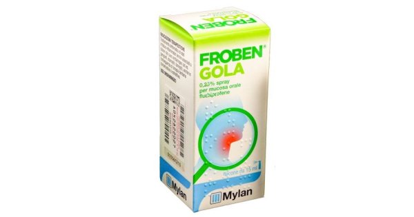 FROBEN GOLA*spray mucosa orale 15 ml 0,25%
